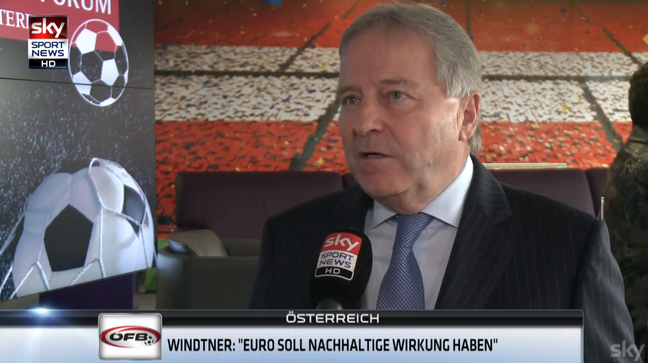 Windtner: "Euro soll nachhaltige Wirkung haben" - Sky Sport Austria