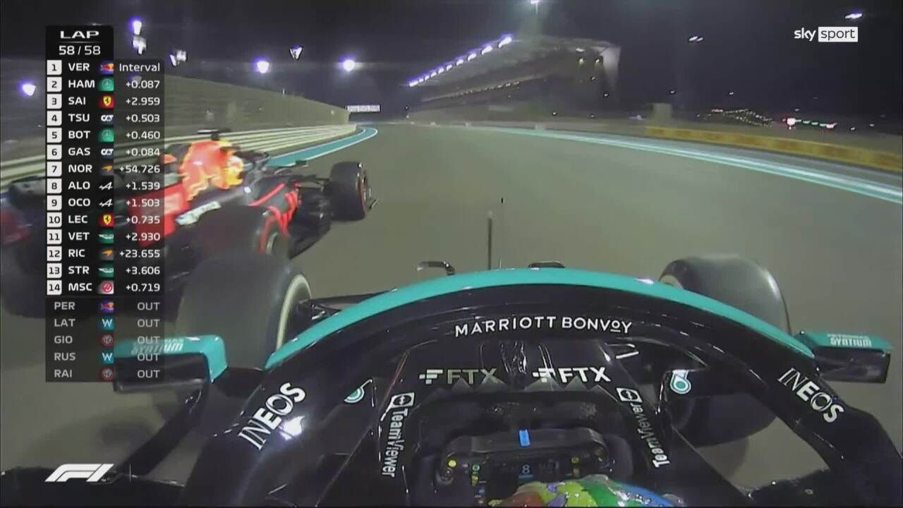 Verstappen vs. Hamilton - Das umstrittene Finale 2021 in Abu Dhabi - Sky Sport Austria