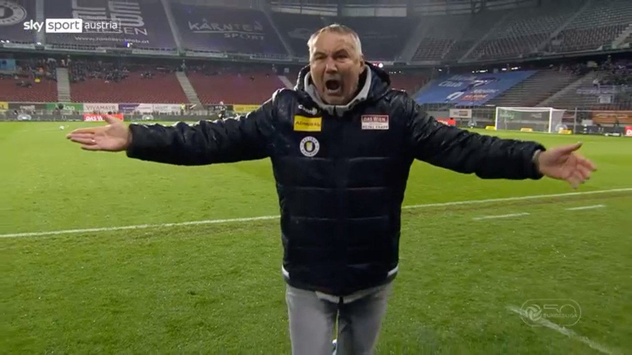 Pacult geht auf Sky-Kamera los - Sky Sport Austria