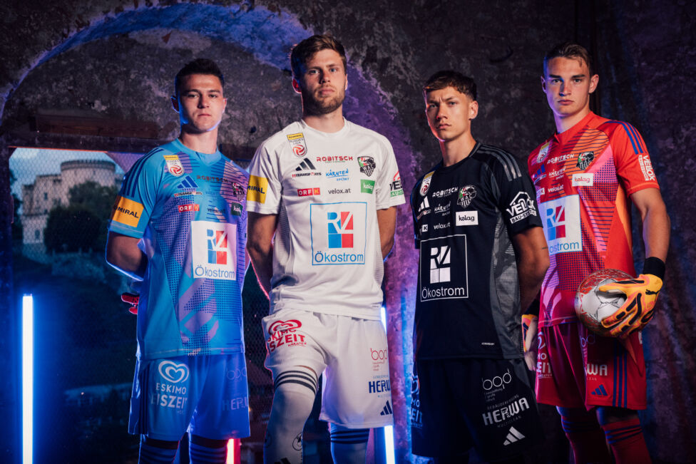 Traditionell Schwarz-Weiß: Das ist das WAC-Trikot - Sky Sport Austria