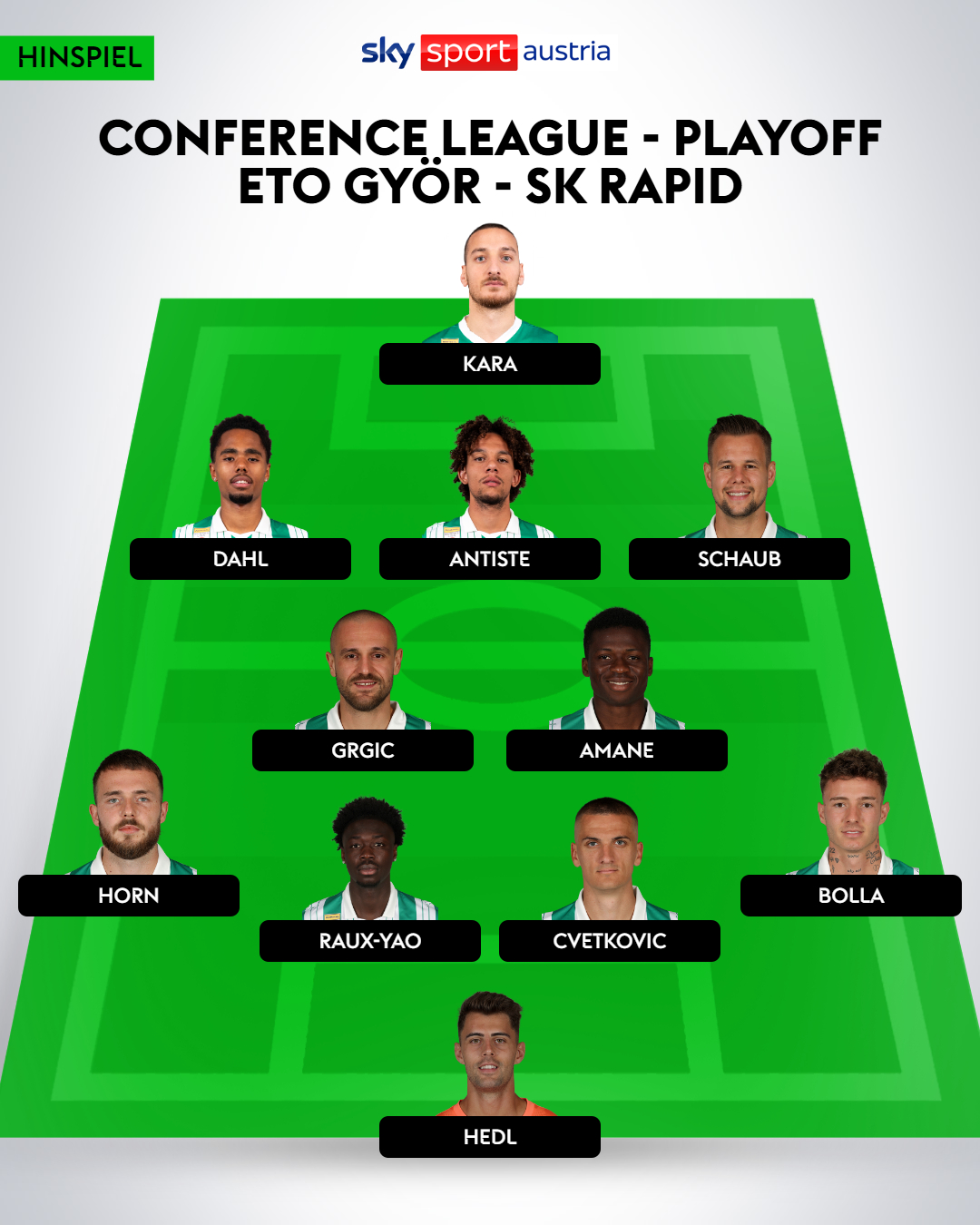 Conference-League-Playoff: So starten Rapid & WAC in ihre Hinspiele ...