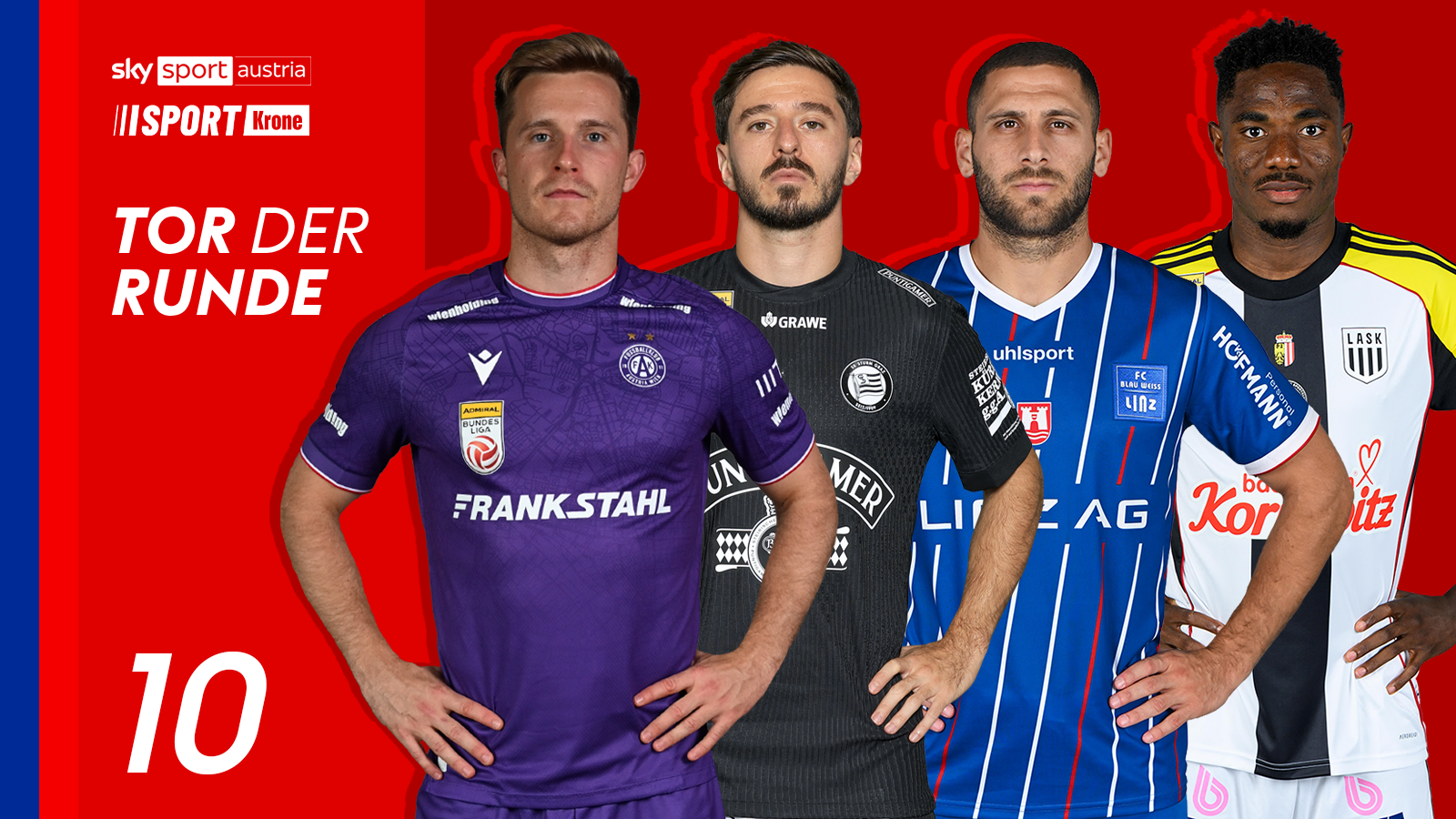 VOTING: Wer hat das Tor der 10. Runde erzielt? - Sky Sport Austria